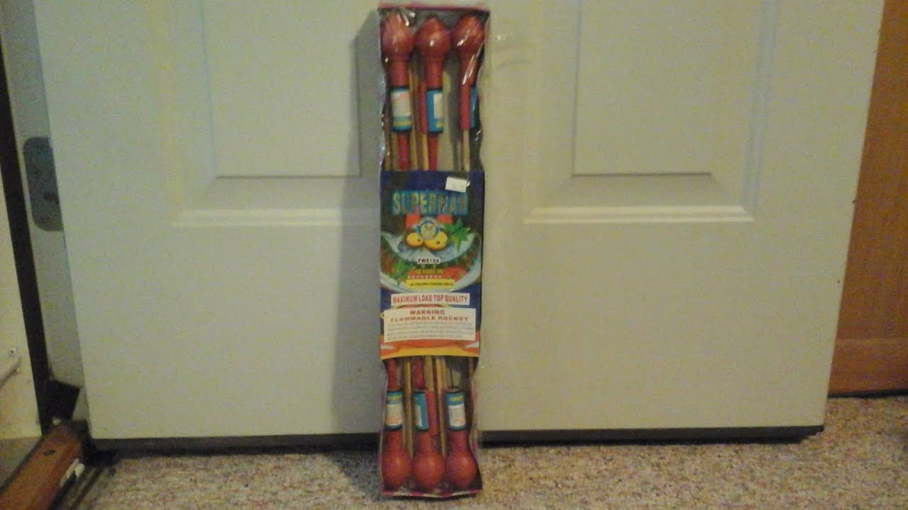 Superman Rockets by Poly Wonder Fireworks - YouTube