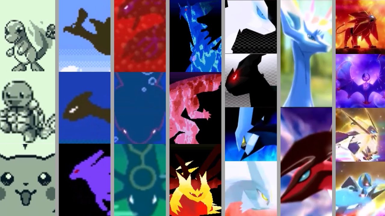 Evolution of Pokémon game intros 1996-2018 (from Red/Blue to Let's Go ...