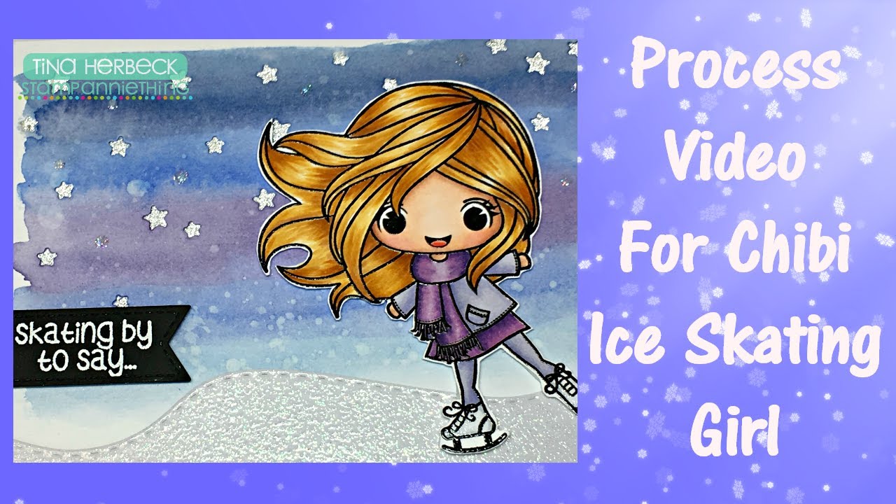 Process Video For Chibi Ice Skating Girl - YouTube