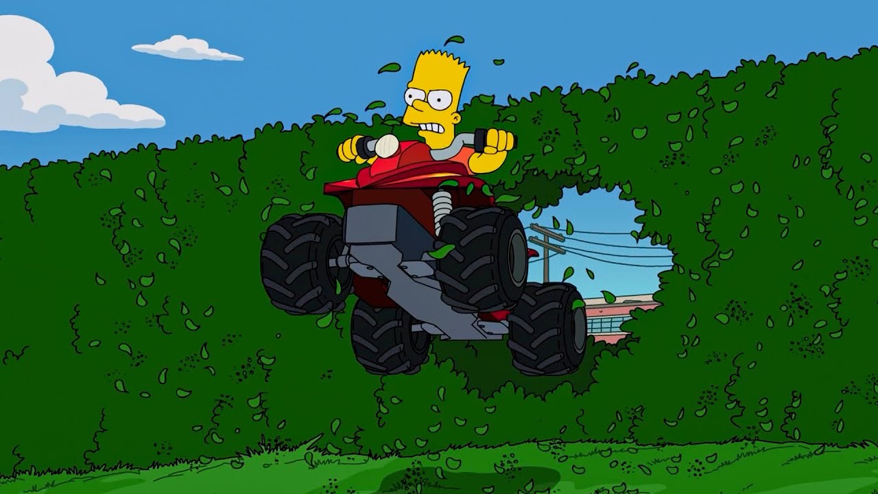 Bart Destroys A Golf Club - The Simpsons 32x13 - YouTube