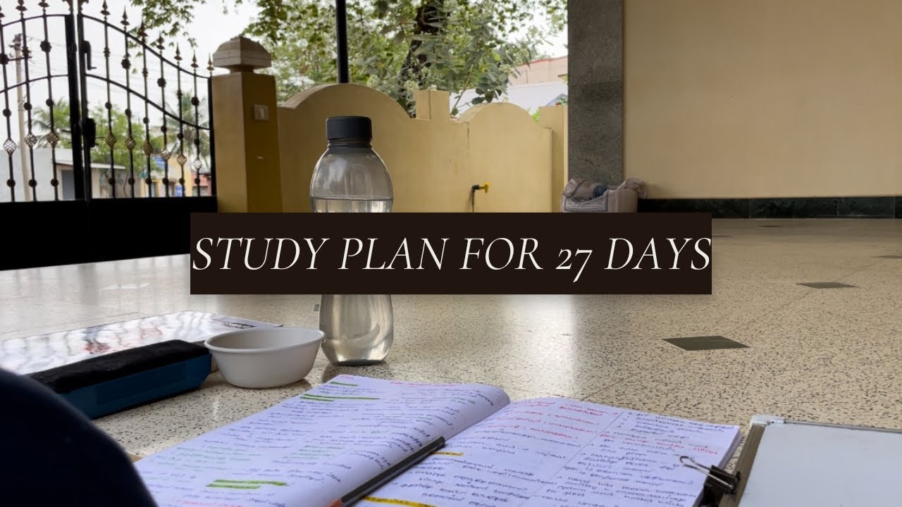 🌻 ️Study Plan for TNPSC ASPIRANT📖 |Efficient Study plan📚🌈 |Additional Habits for Productive day ...