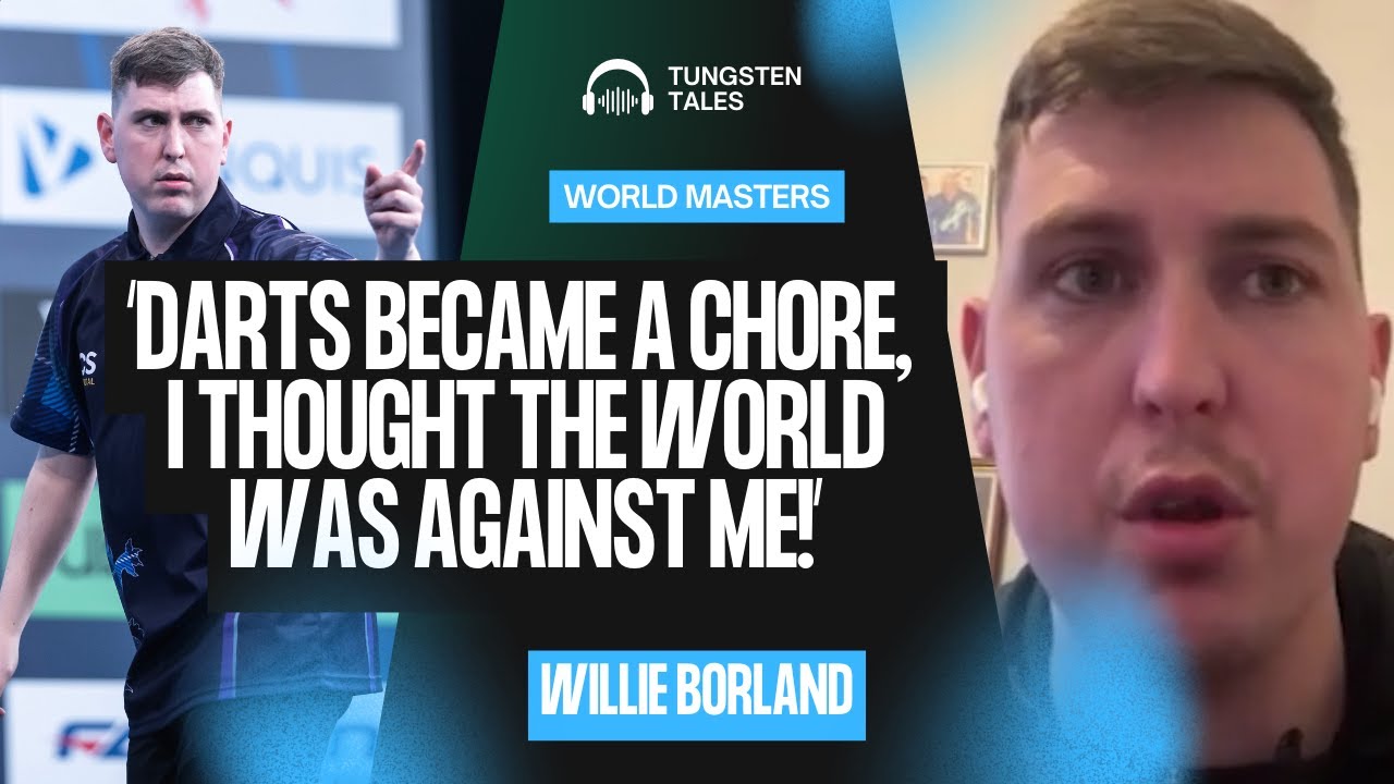 'DARTS BECAME A CHORE' - Willie Borland REFLECTS on tough times, BIG ...