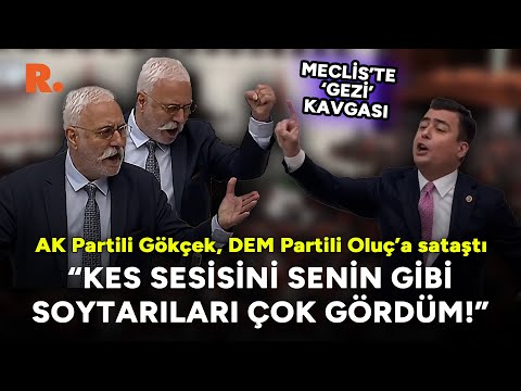 Meclis'te 'Gezi' kavgası... Osman Gökçek, Saruhan Oluç’a sataştı: Senin gibi soytarıları...