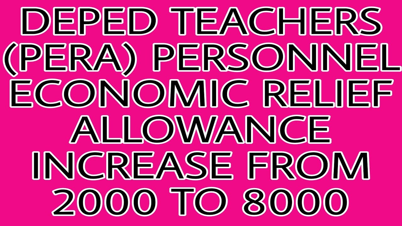 INCREASE DEPED TEACHERS (PERA) FROM 2000 TO 8000 - YouTube