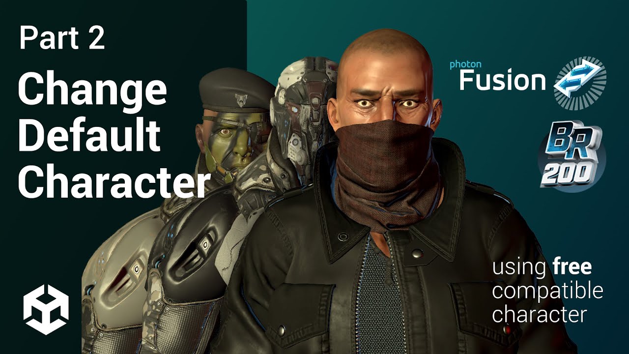 #2 Photon Fusion BR200 with Ready Player Me | Change Default Character ...