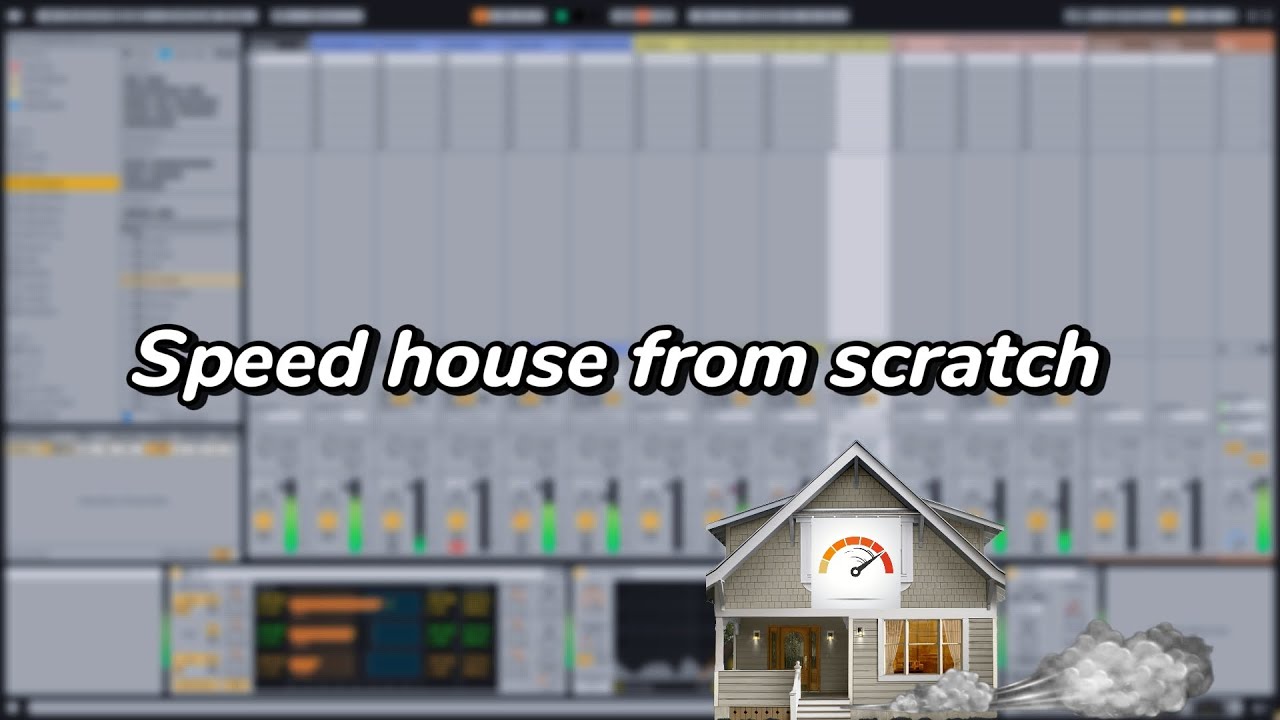 Making speed house track from scratch - YouTube