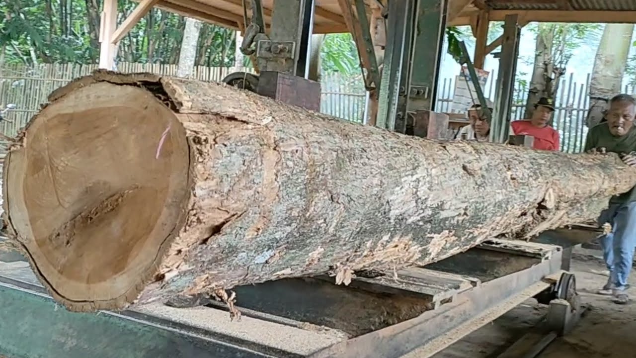 extraordinary high quality teak wood craftsmanship making 4cm boards ...