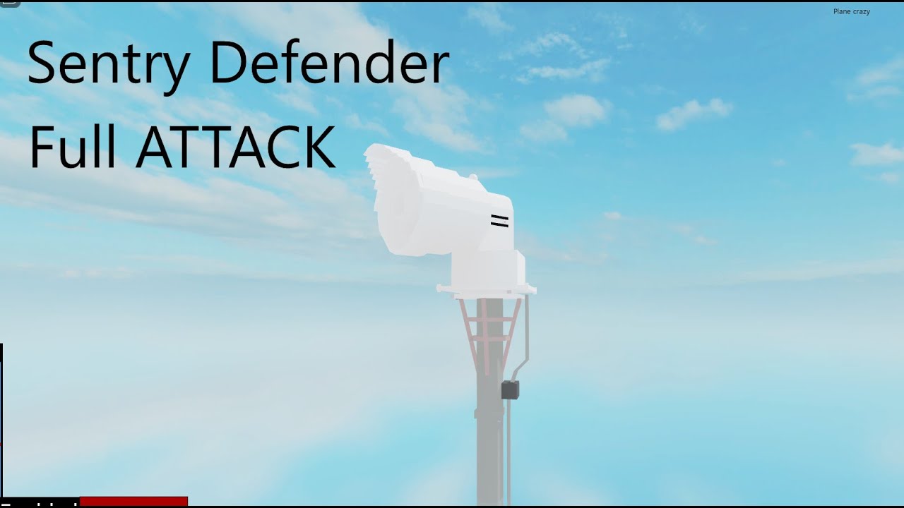 Sentry SS3 Defender siren Full attack Roblox - YouTube