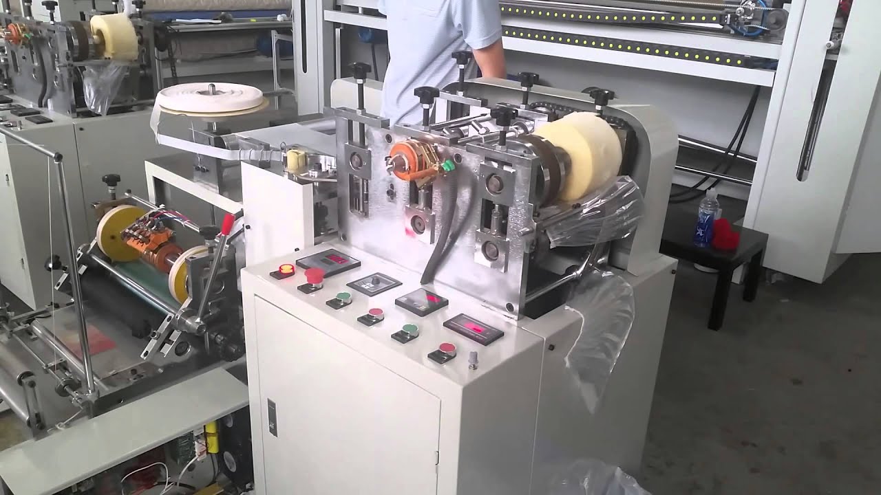 Plastic Shoe Cover Machine - YouTube