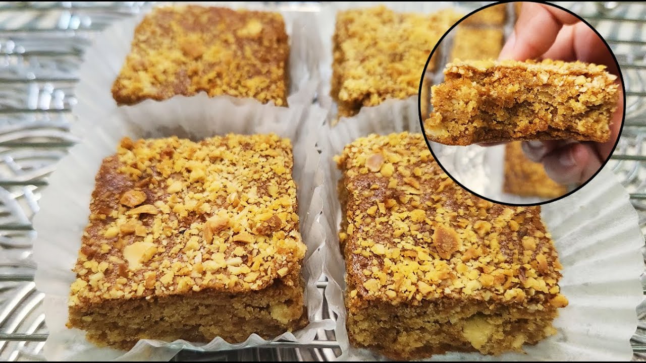 CHEWY BUTTERSCOTCH BARS RECIPE | HOW TO MAKE BUTTERSCOTCH BARS | BEST ...