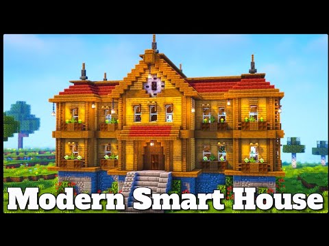 Ultimate Modern Smart House in Minecraft! Amazing 4x Mansion! - YouTube