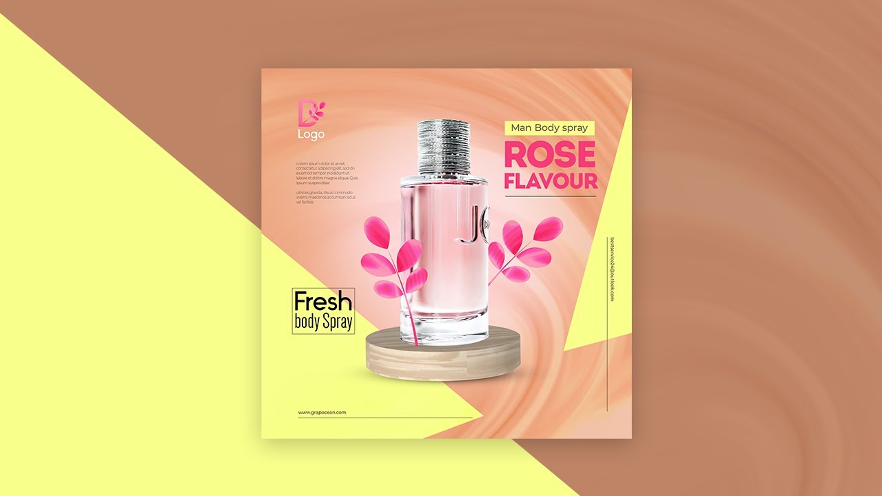 Product Social Media Graphic Design | Adobe Photoshop Tutorial - YouTube