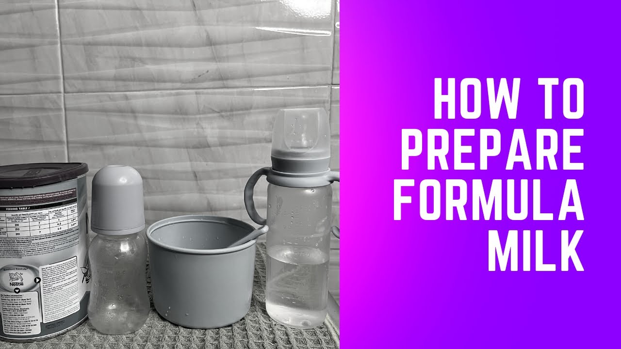 Formula milk preparation |0-12 months old 🍼🍼babies. - YouTube