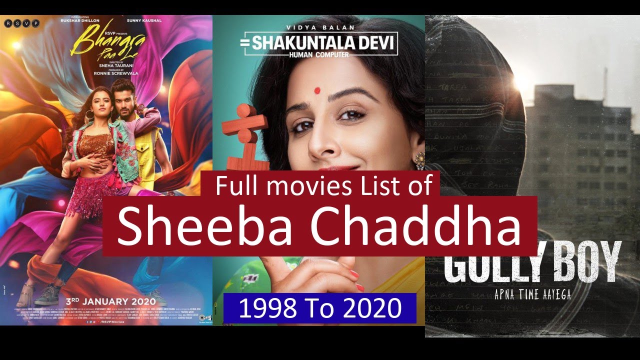 Sheeba Chaddha Full Movies List | All Movies of Sheeba Chaddha - YouTube