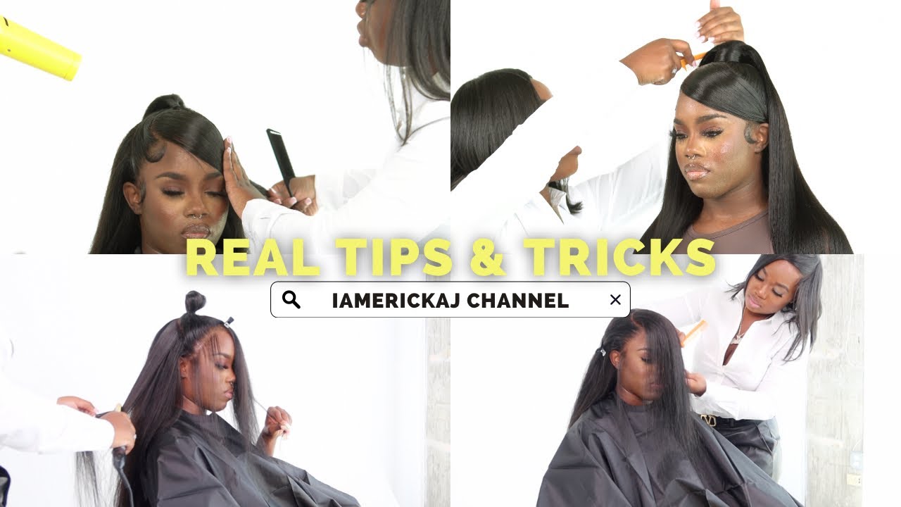 HOW TO PERFECT HALF UP HALF DOWN WITH SWOOP BANG | LACE WIG INSTALL ...