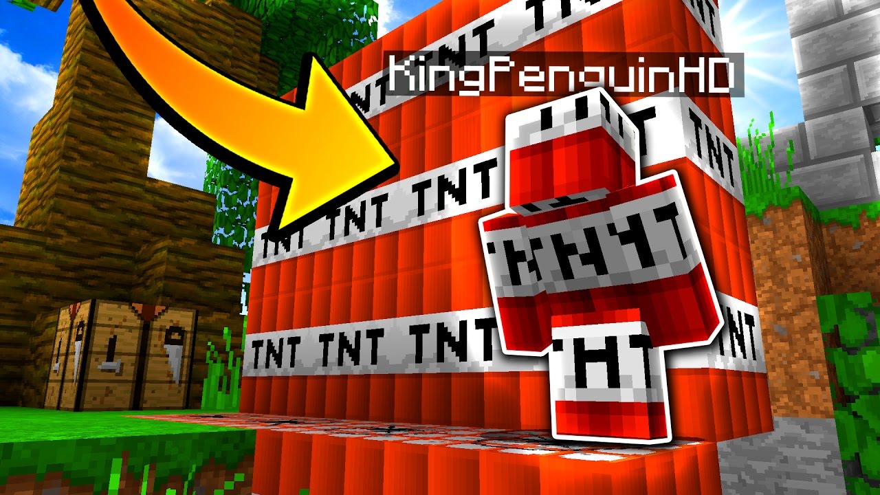 I AM TNT... | Minecraft HYPIXEL SKYWARS! (TROLLING) | I Am Stone ...