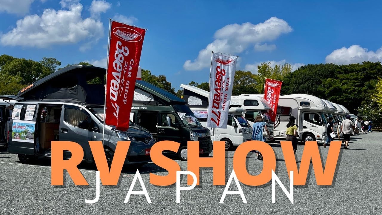 Japan RV Show in Kyushu | Going to Japan Camper Show 2024 - YouTube