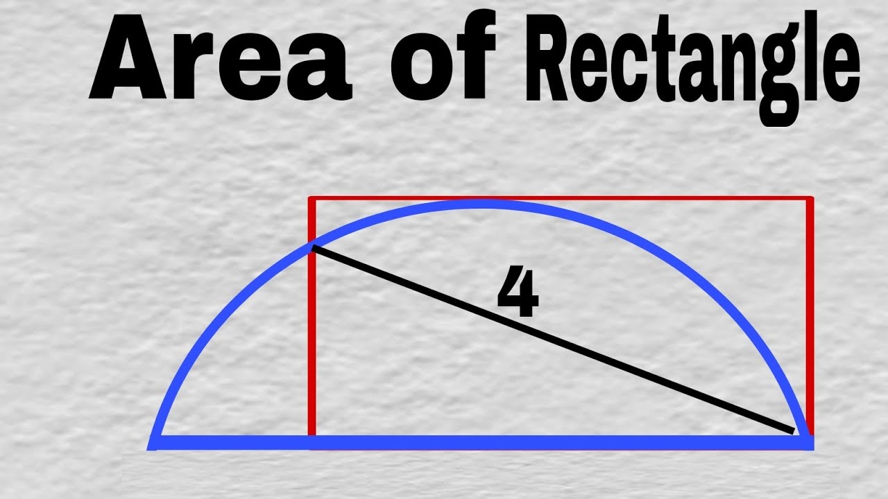 Rectangle and Semi circle - YouTube