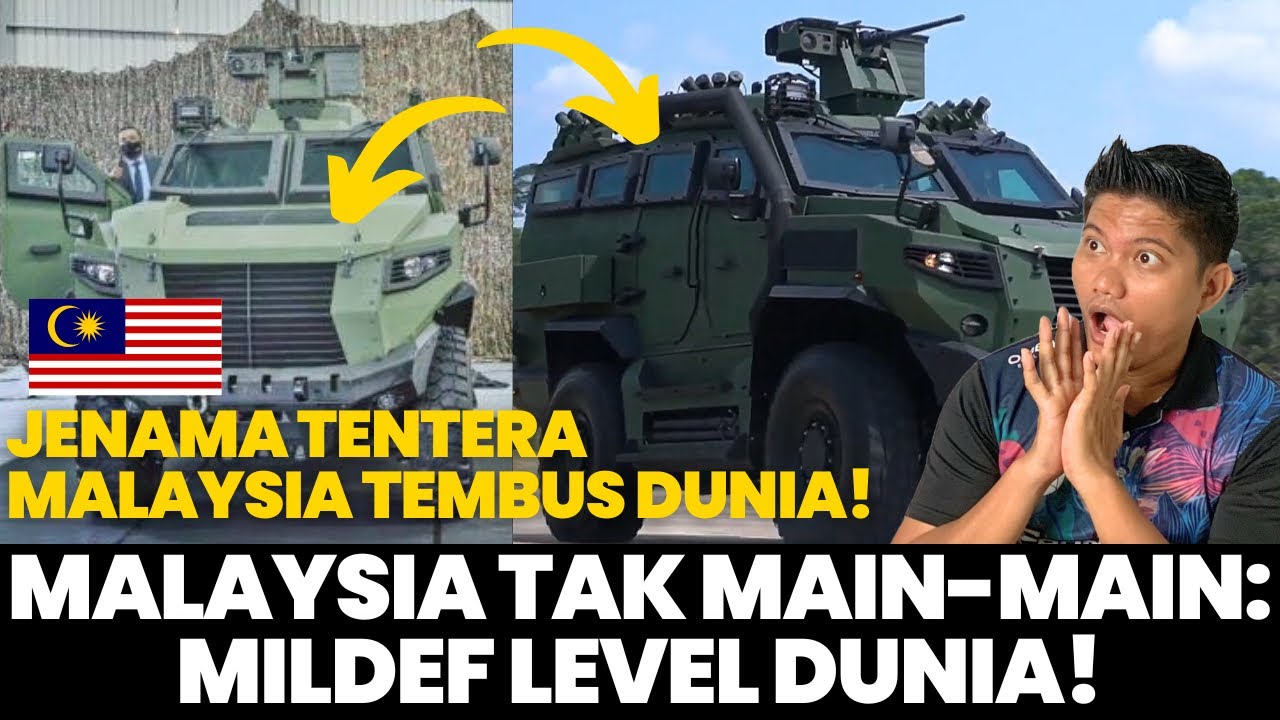 MILDEF Malaysia Bikin Dunia TERKEJUT! Kenderaan Tentera Paling POWER ...