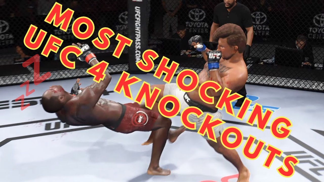 The most shocking UFC 4 knockouts - UFC 4 Top Knockouts - YouTube