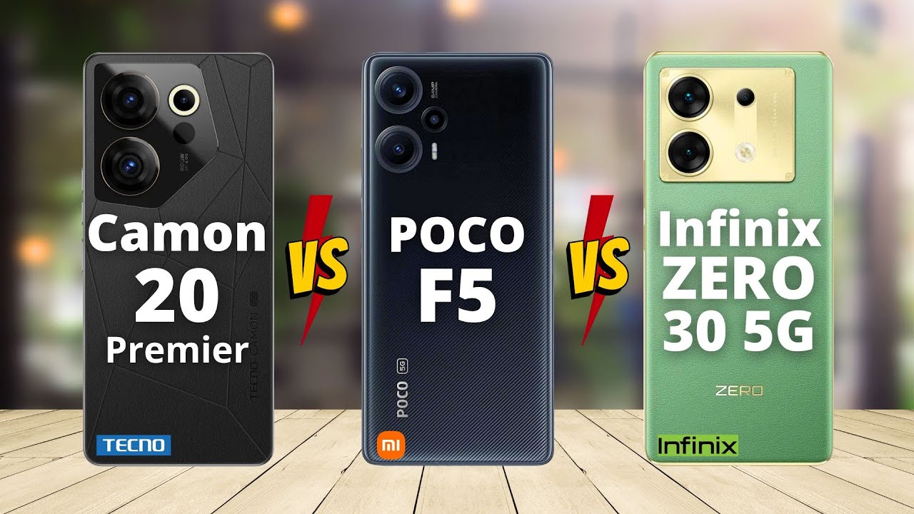 Tecno Camon 20 Premier vs Xiaomi Poco F5 vs Infinix Zero 30 5G - YouTube