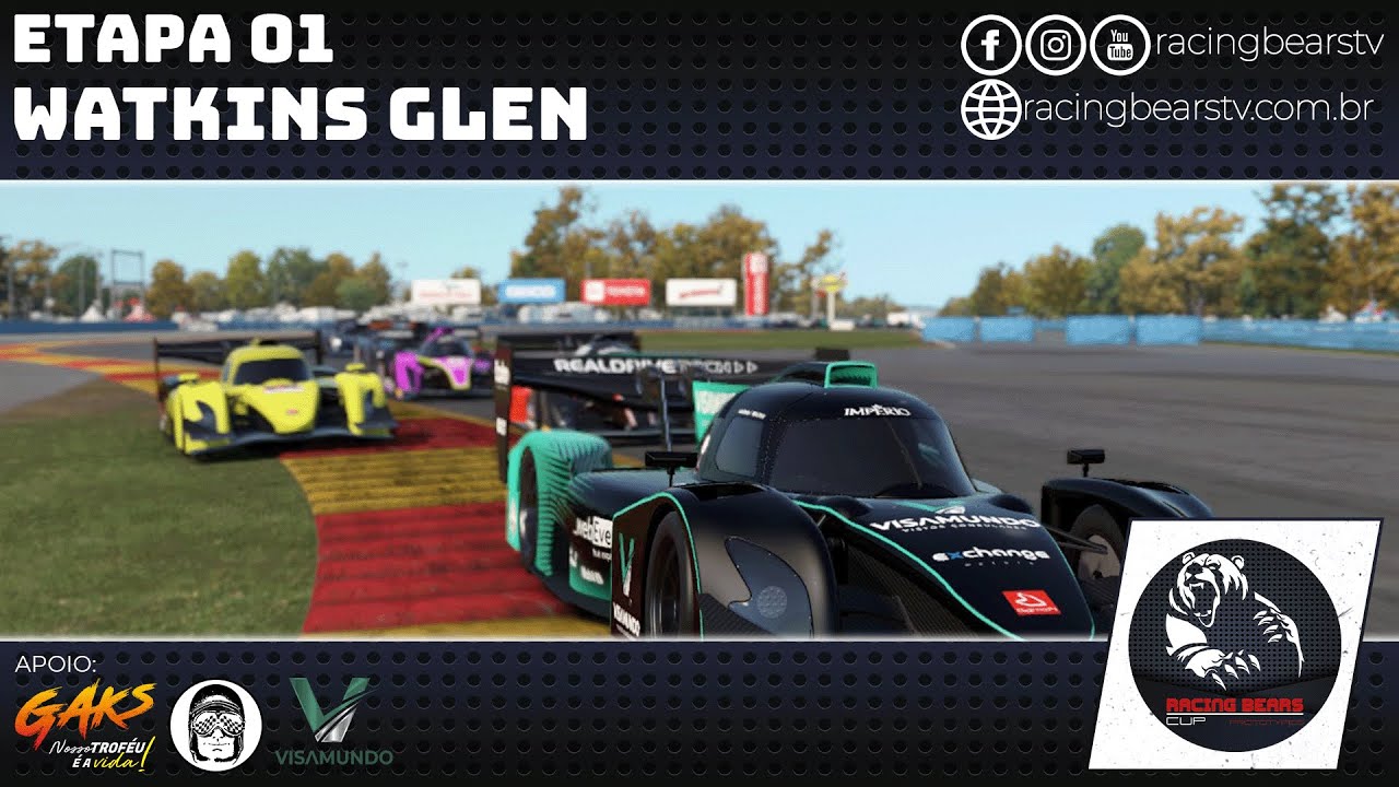 RACING BEARS CUP PROTOTYPE EDITION | 1º ETAPA | WATKINS GLEN #1| AMS2 ...