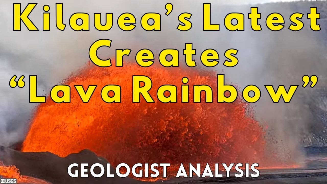 Lava Rainbow? Eruption at Hawaii Volcano Shoots Arc Of Lava Across The ...