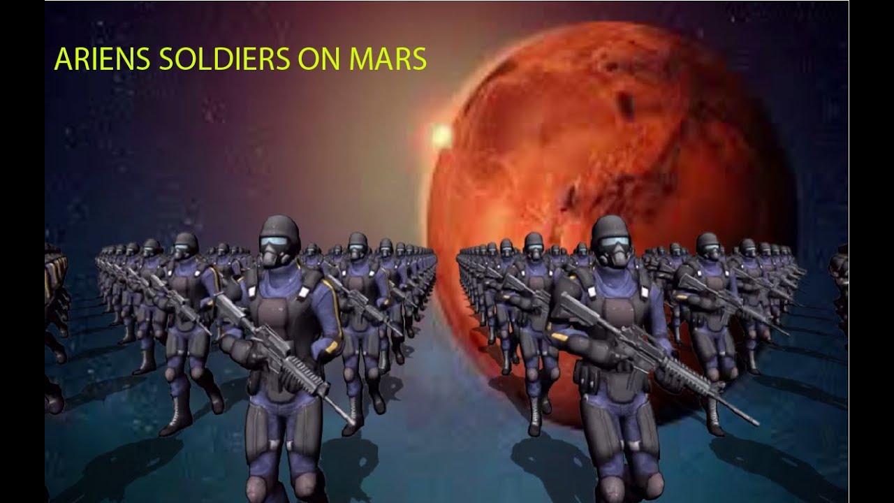 aliens Soldiers Marching On Mars Lead to attack the Earth - YouTube
