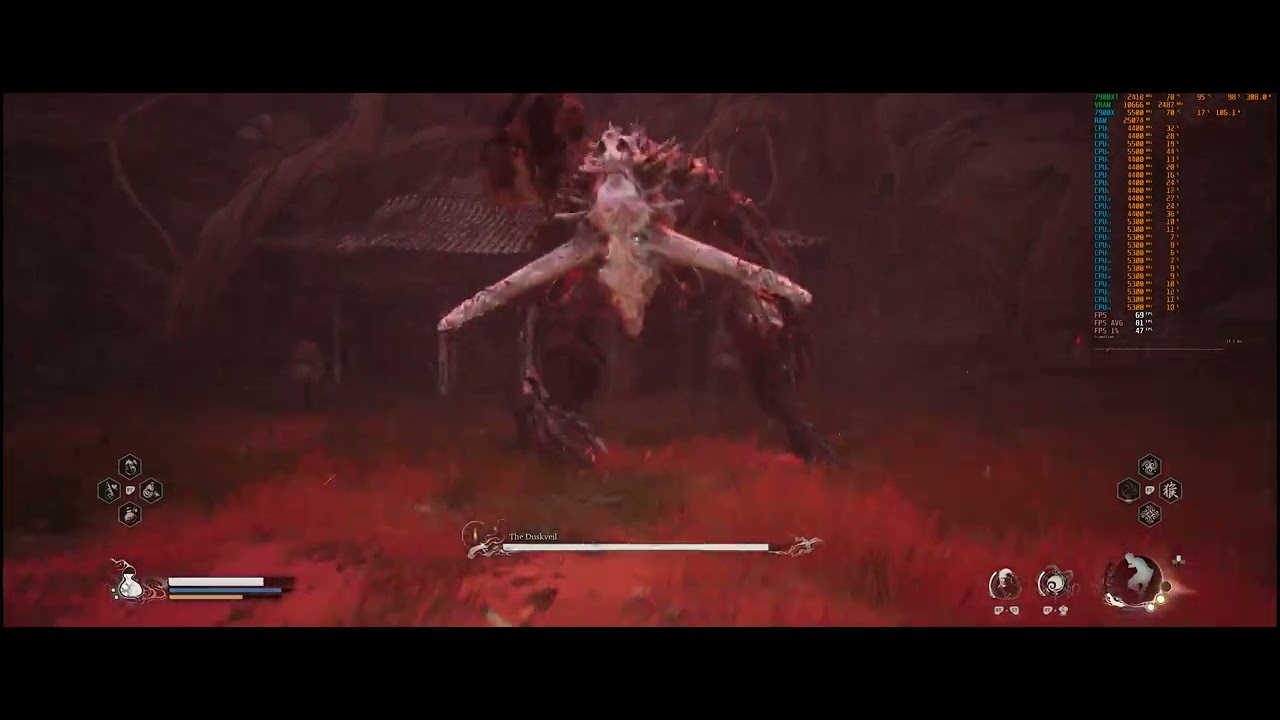 Black Myth Wukong - Duskveil Boss Fight - RX 7900XT/R9 7900X@3440x1440 ...