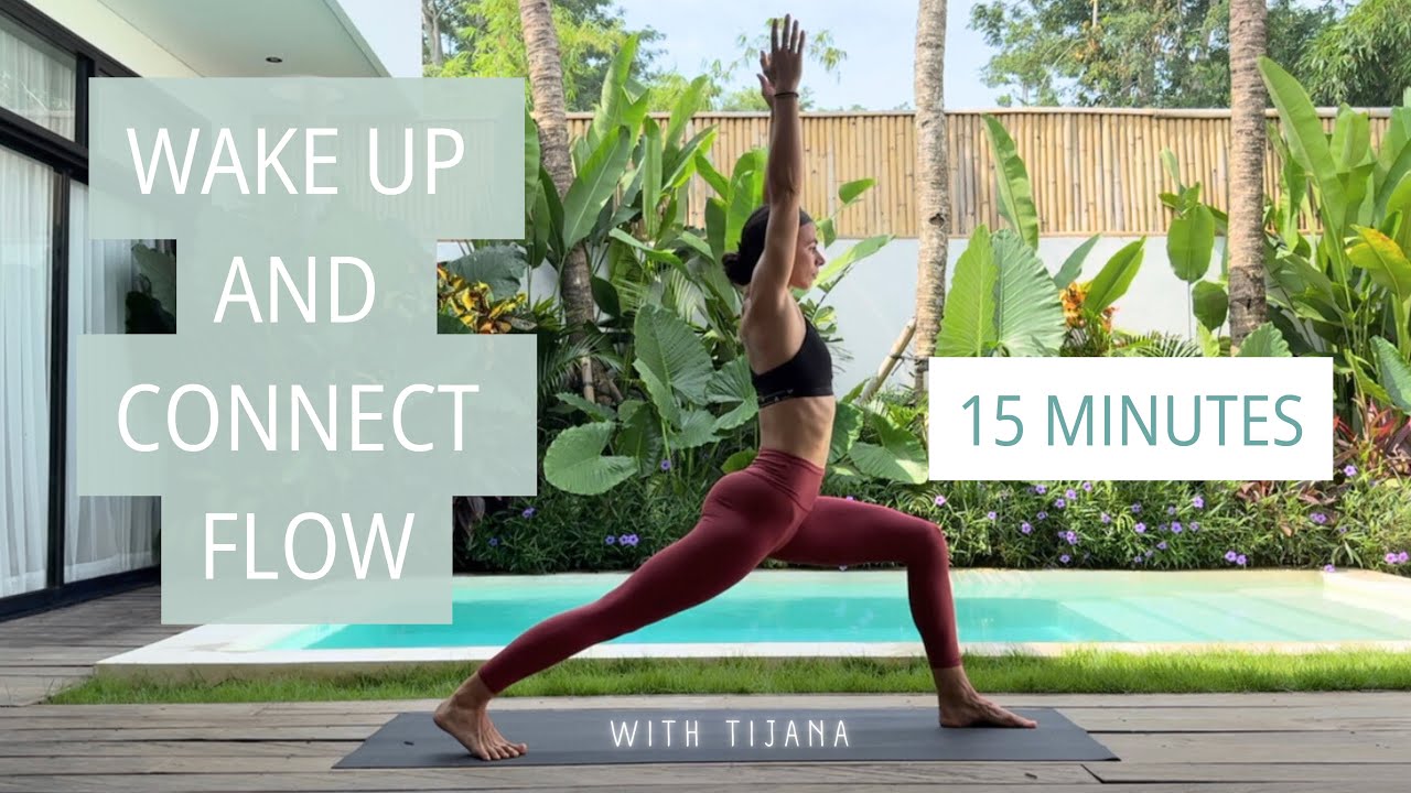 15 MIN EASY BODY OPENING YOGA FLOW | Wake up & Connect | Beginner ...