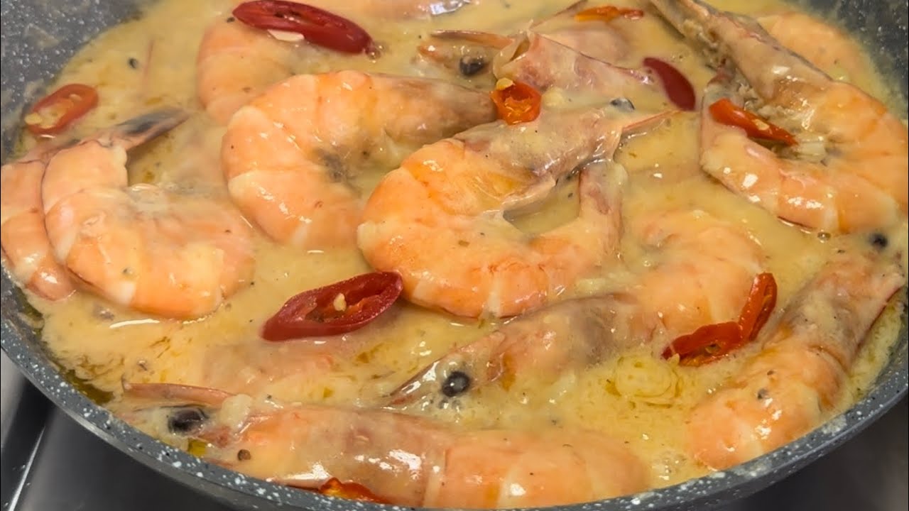 The best way to cook prawn,Try this recipe so delicious that will melt ...