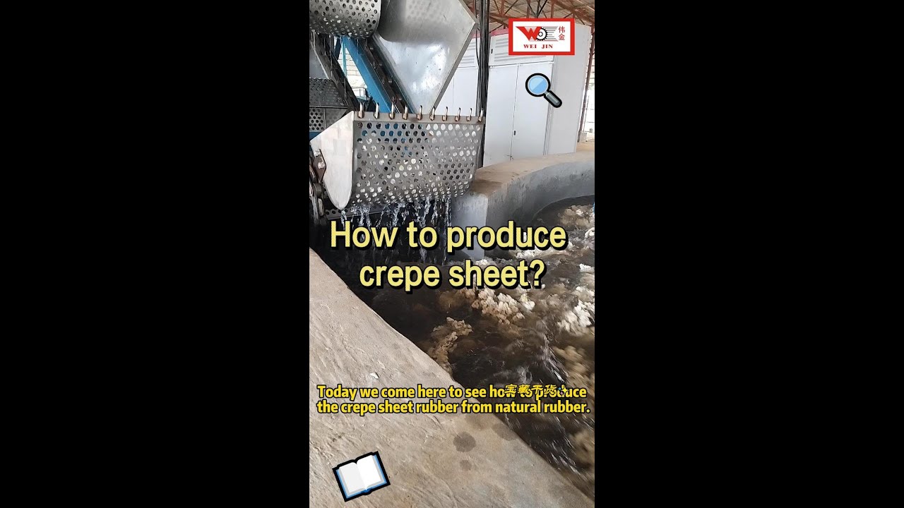 5ton/hr crepe sheet rubber production by Zhanjiang Weida Machinery ...