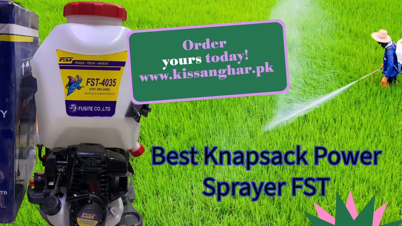 Power Knapsack Sprayer Powerful Engine Spray Machine New Model 4 Stroke ...