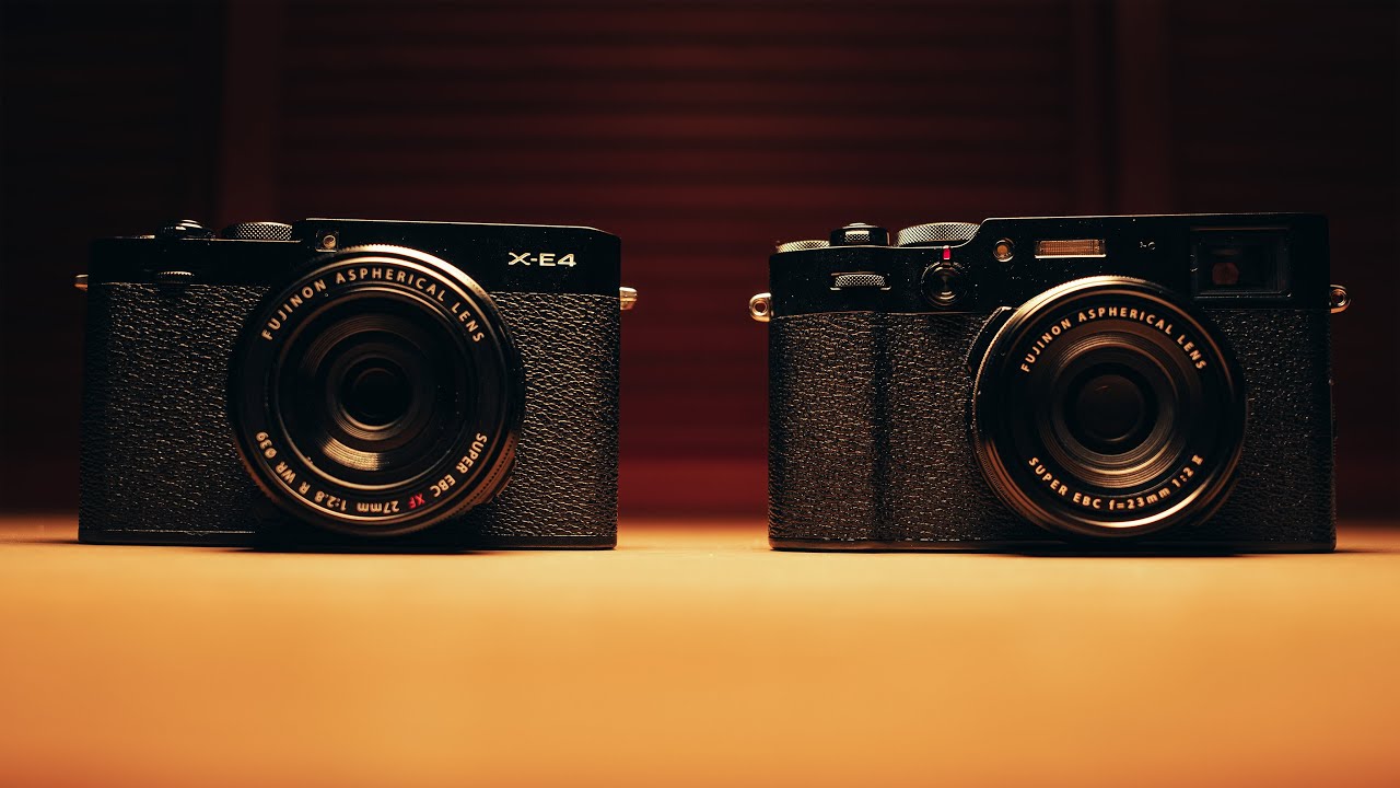 Fuji X100V VS X-E4 | The BEST every day cameras, but which is right for you? - YouTube