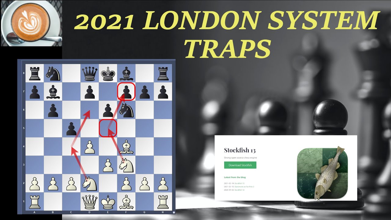 2021 London System TRAPS 🎁🎁!! | Stockfish13 approved ! - YouTube