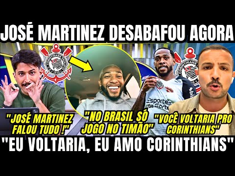 JOSÉ MARTINEZ SE DECLAROU AO CORINTHIANS E FALOU SE VOLTA AO TIMÃO NUM FUTURO PRÓXIMO ANIMOU A FIEL
