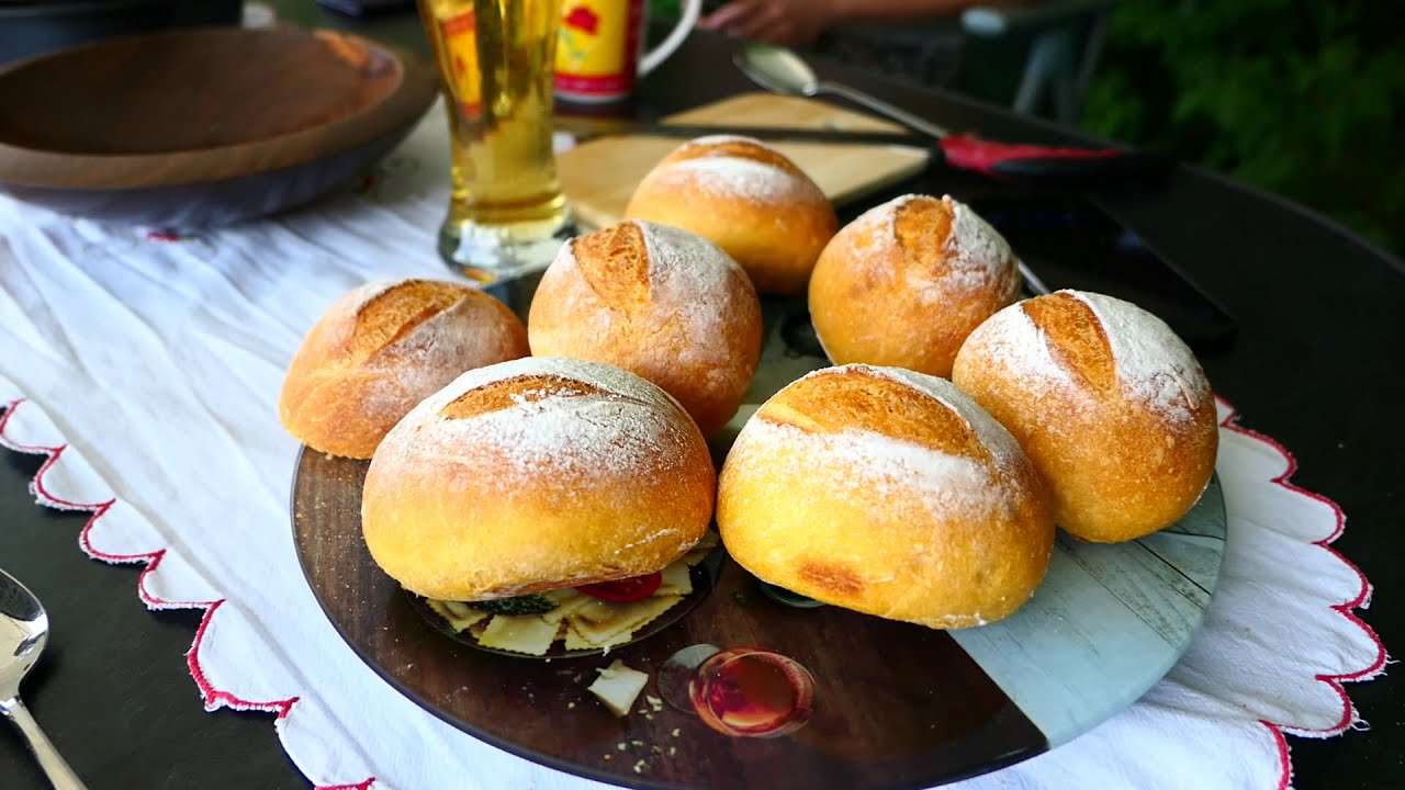 BRÖTCHEN Semmel selber machen. - YouTube