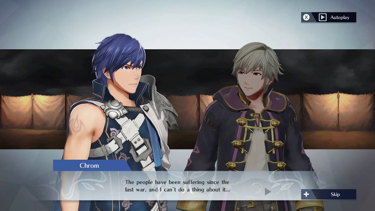 Fire Emblem Warriors - Chrom and Robin Support Conversation - YouTube