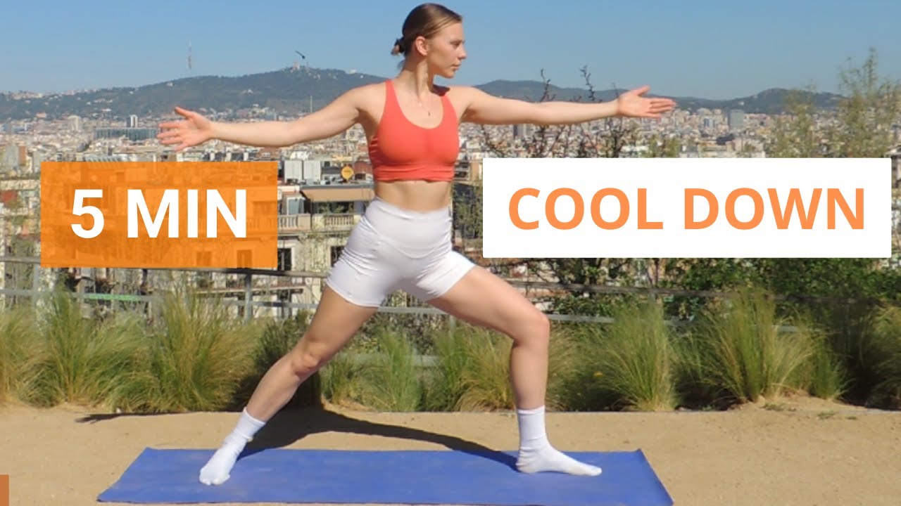 5 MIN COOL DOWN STRETCH - YouTube