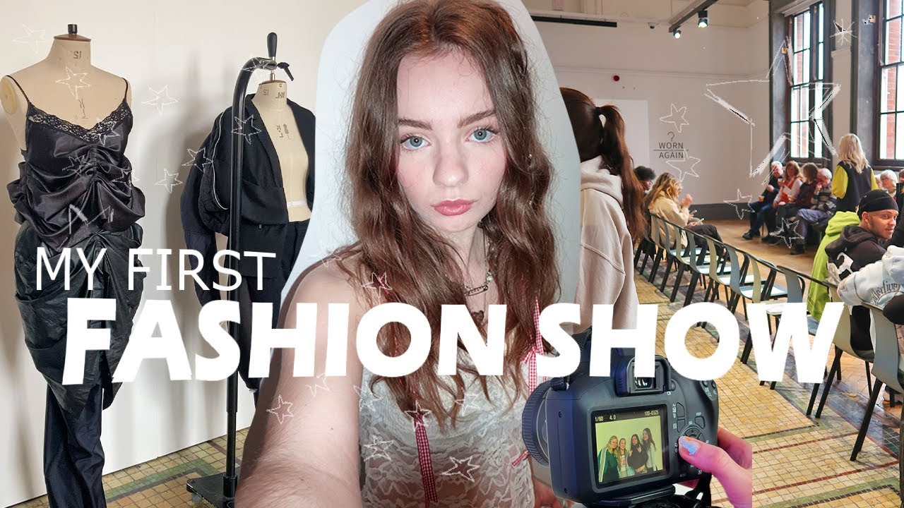 My first ever FASHION SHOW (as a designer) - fashion vlogs :) - YouTube