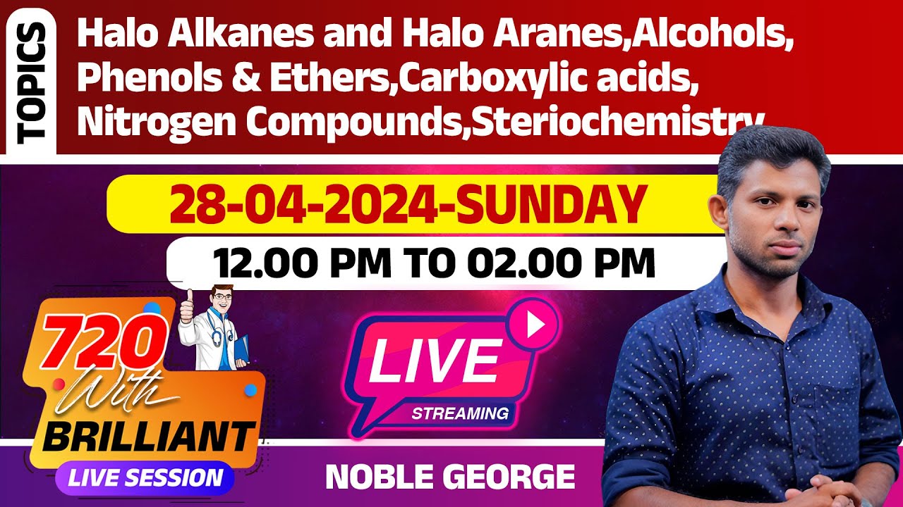 Halo alkanes, Halo arenes & Alcohol, Phenol, and Ethers | 720 With ...
