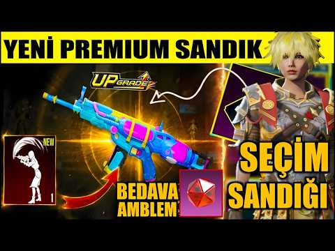 😱 YENİ PREMIUM SANDIK | YENİ SEÇİM SANDIĞI | BEDAVA AMBLEM | 4.5 GÜNCELLEMESİ | PUBG MOBILE
