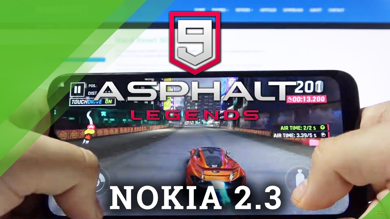 Test Asphalt 9 on NOKIA 2.3 – Checkup Game Quality - YouTube