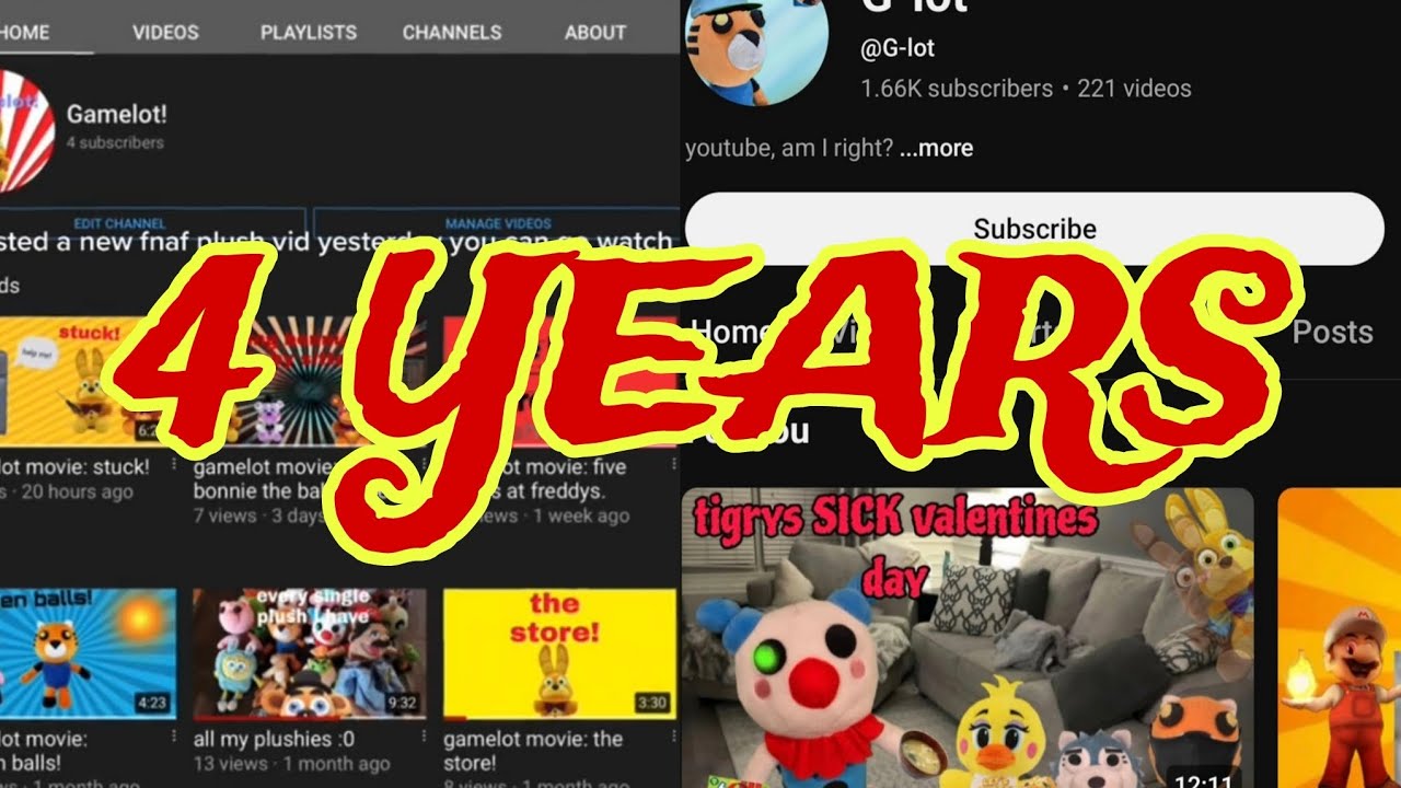 G-lot and the 4 year channel anniversary - YouTube