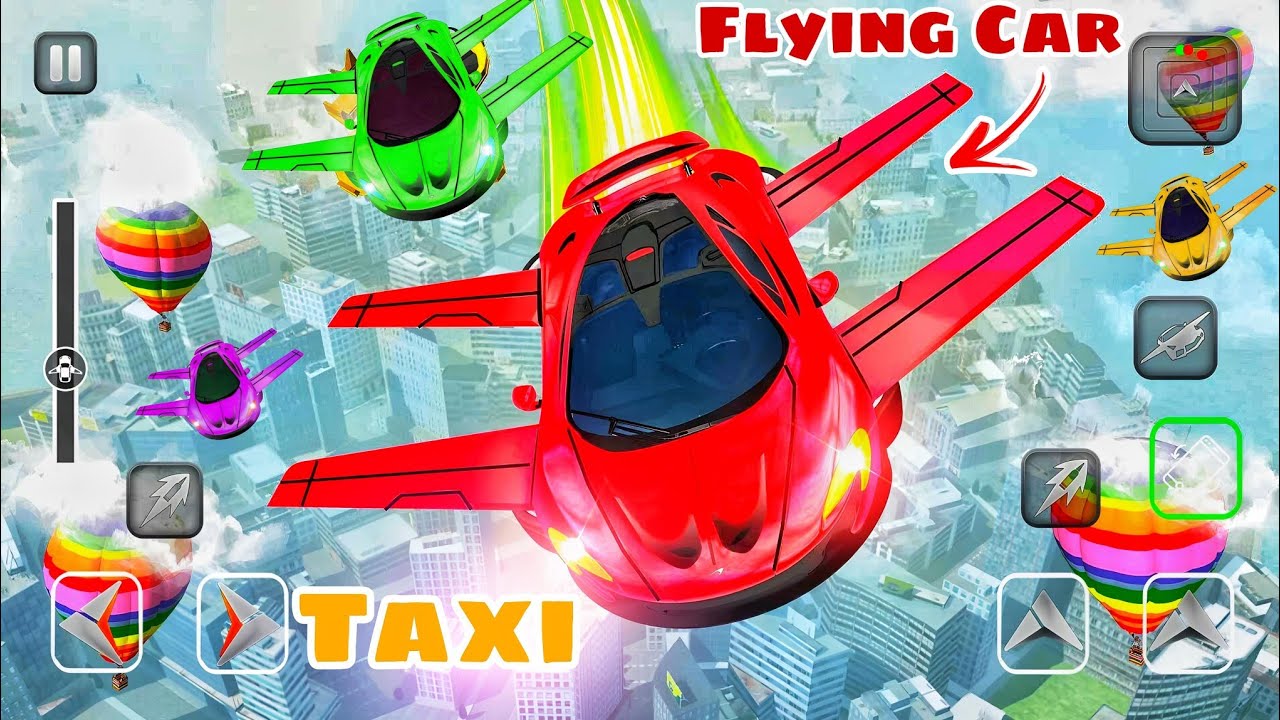 Flying Car Transport Simulator - Futuristic Taxi Driver - Android ...
