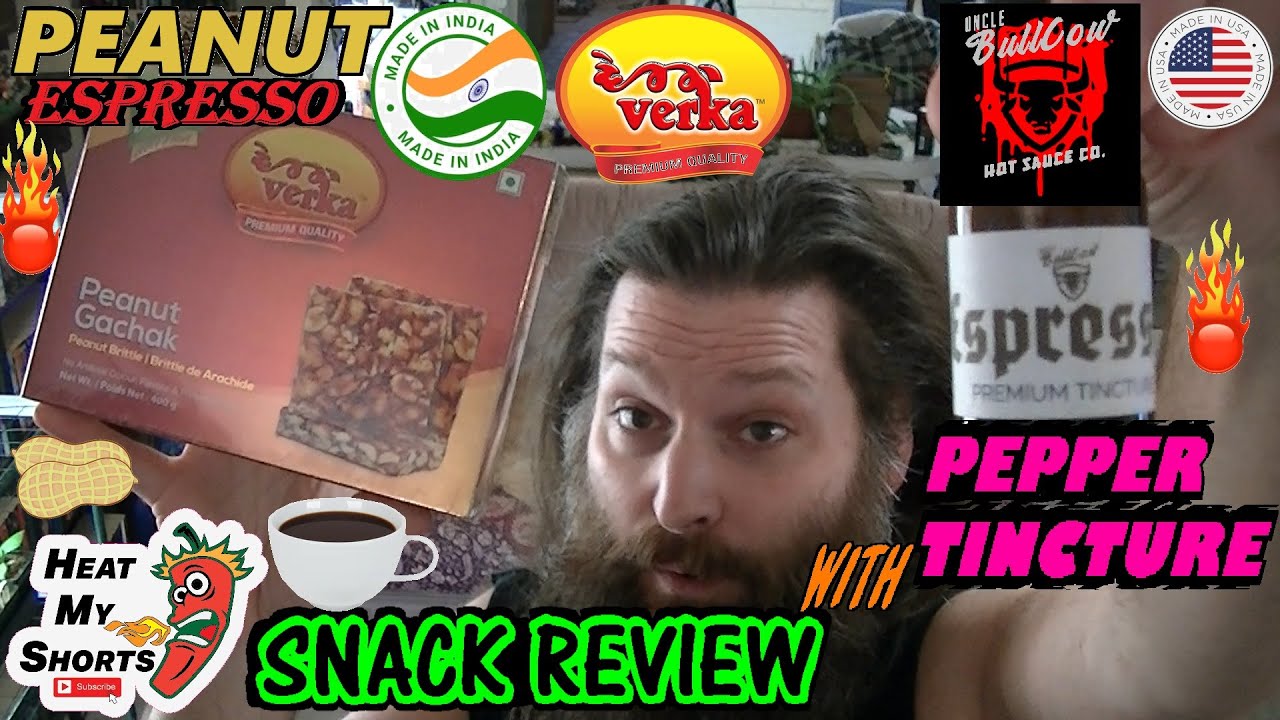 ☕💥🥜Peanut Gachak (Brittle) from Verka Foods & some BullCow Espresso ...