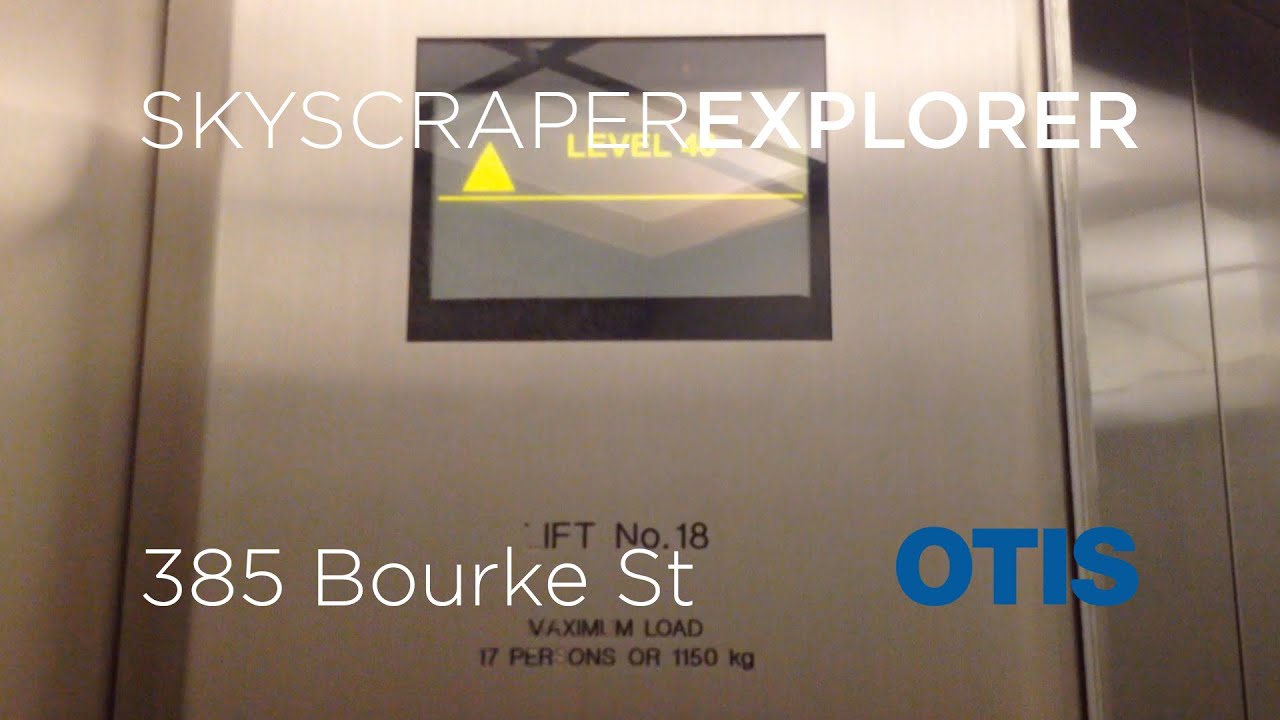 SKYSCRAPER EXPLORER: Otis Hi-speed Traction Lifts @ 385 Bourke St - YouTube