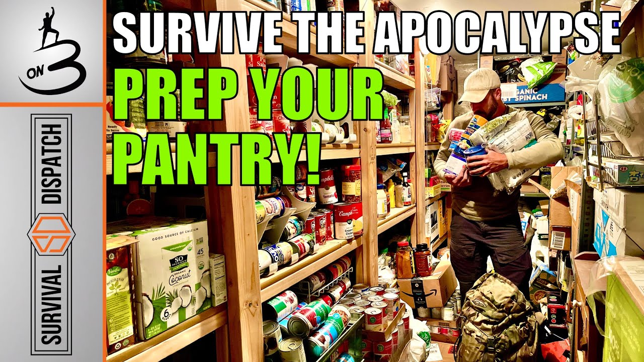 EMERGENCY Prepper Pantry - One Year Supply of FOOD | ON3 Jason Salyer ...