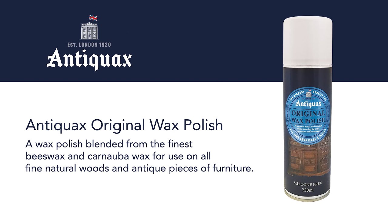 Antiquax Original Wax Polish Spray - YouTube
