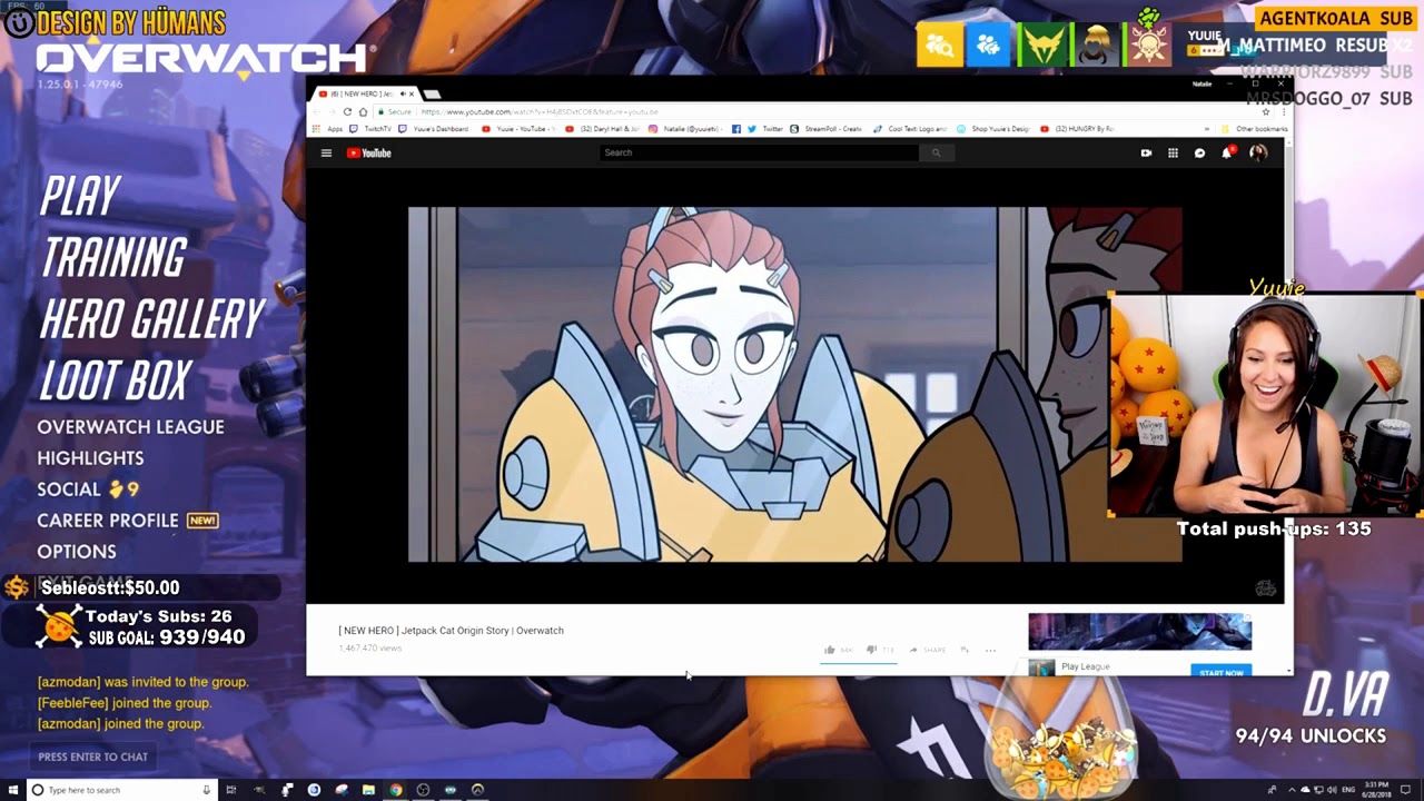 Yuuie reacts to Jetpack Cat Origin Story - YouTube